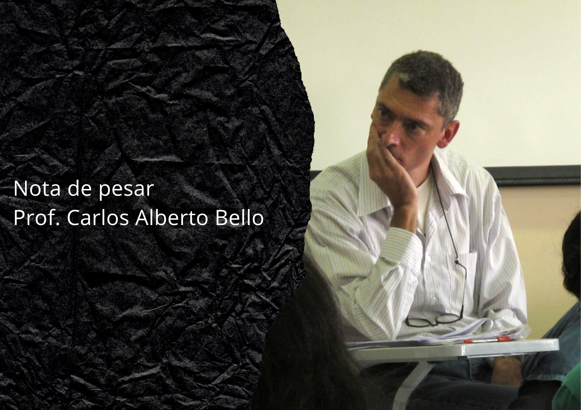 FapUnifesp | Nota de pesar - Prof. Carlos Alberto Bello